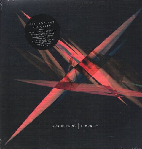 Jon Hopkins Immunity double LP vinyl Europe Domino 2023 Purple vinyl ...