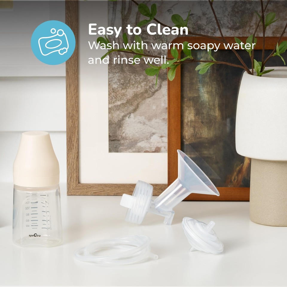 - Premium Breast Milk Pump Accessory Kit with Baby Bottles - Large 28mm ...