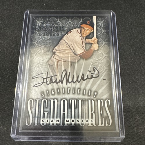 STAN MUSIAL 1998 Donruss Signature Series Significant Signatures Auto ...