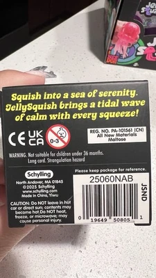 NeeDoh Jelly Squish Lot of 3 Jellyfish Fidget Toy Sensory