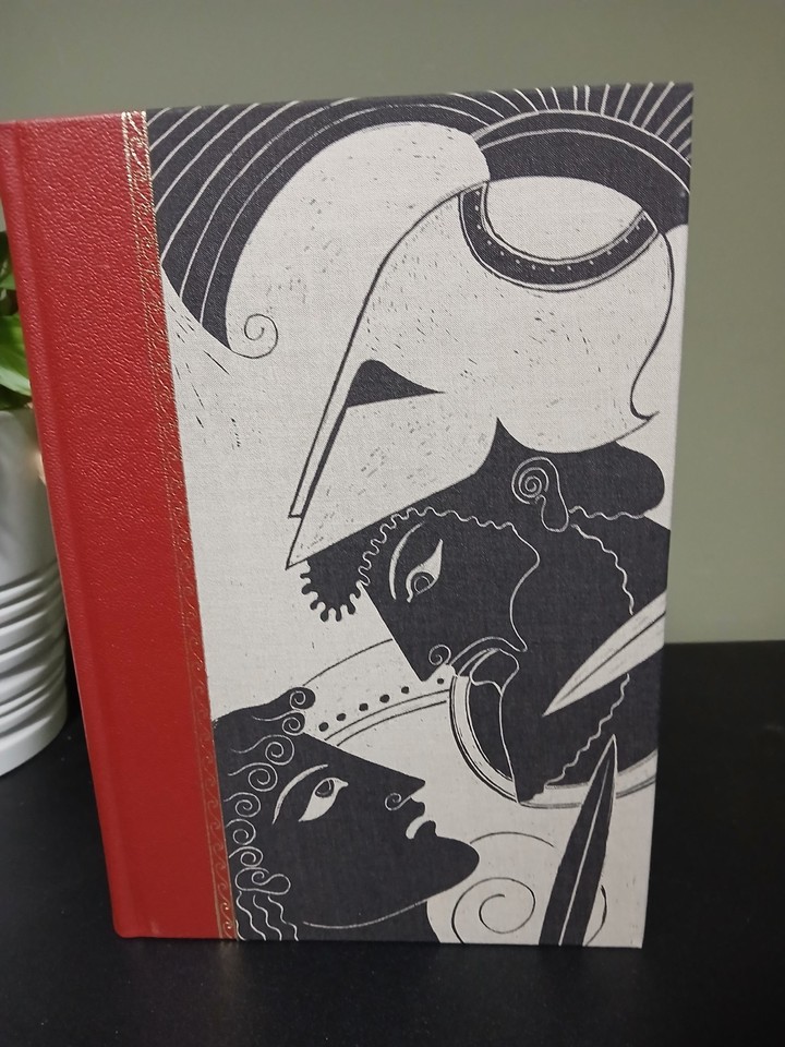 The Iliad - Homer - Folio Society - Greek Poem - Leather - 1996 1st ed ...