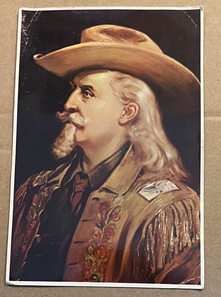 POSTCARD UNUSED THE COL. WILLIAM F. CODY, BUFFALO BILL, CODY, WYOMING ...