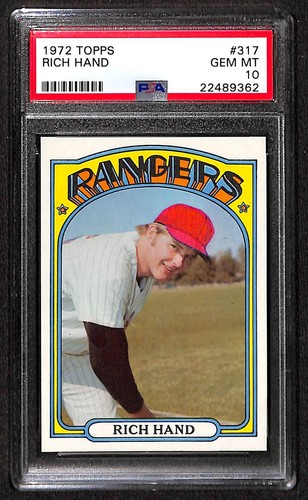 1972 Topps #317 RICH HAND PSA 10 GEM-MT 22489362 | eBay