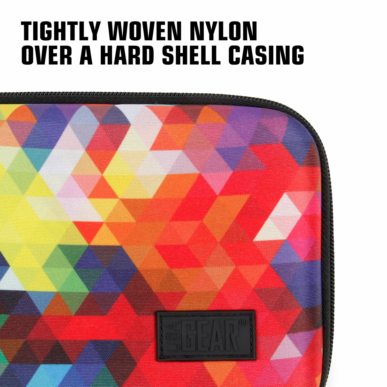 Protective Hard Shell Electronics Carrying Case with Accessory Pocket ...