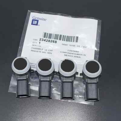 4x OEM 23428268 Black Parking Sensor For GMC Chevy Silverado Cadillac ...