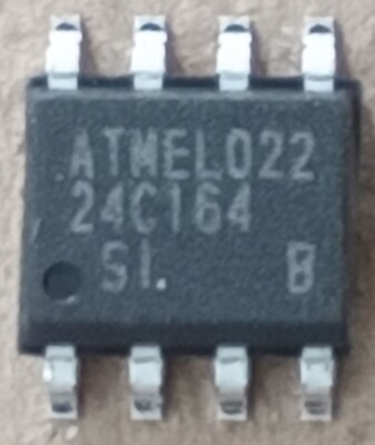 50x AT 24C164 Atmel SMD 16K (2048 x 8) I2C Eeprom SMD / Smt Soic 8 SO8 ...