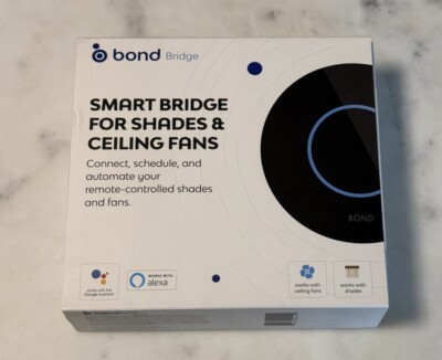 BOND Bridge BD-1000 Home Smart Automation Device for Shades and Ceiling ...