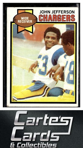 John Jefferson 1979 Topps #217 Cream Colored Back San Diego Chargers Rookie RC | eBay