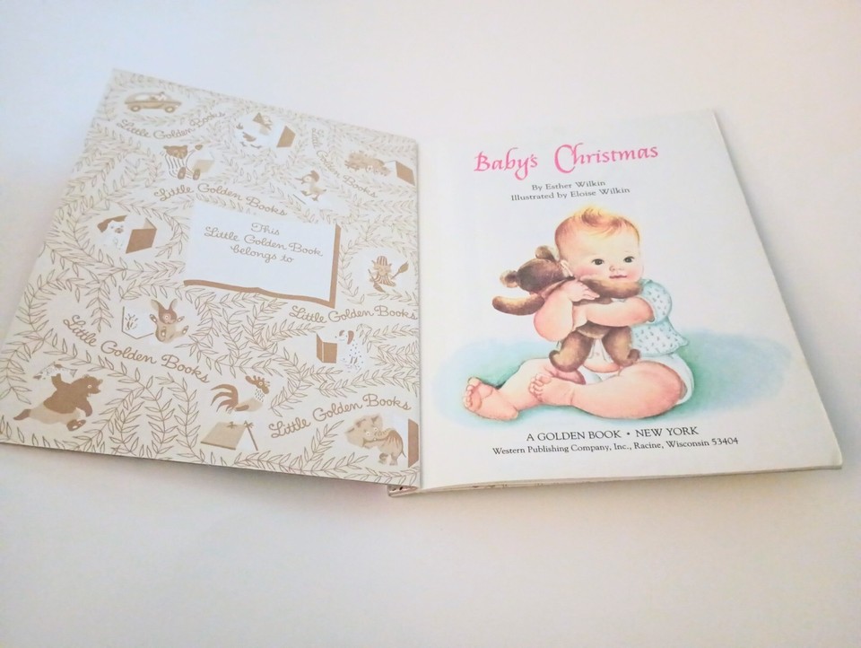 Vintage A Little Golden Book Baby's Christmas 1959 by Esther Wilken | eBay