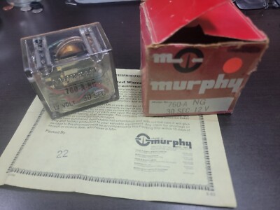 MURPHY 760A-30-12 30 SECOND TIME DELAY MAGNETIC SWITCH | eBay