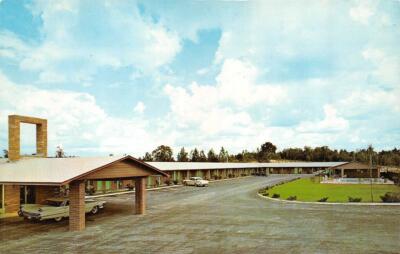 DELAND, FL Florida CHIMNEY CORNER MOTEL~Restaurant ROADSIDE 50's Cars ...