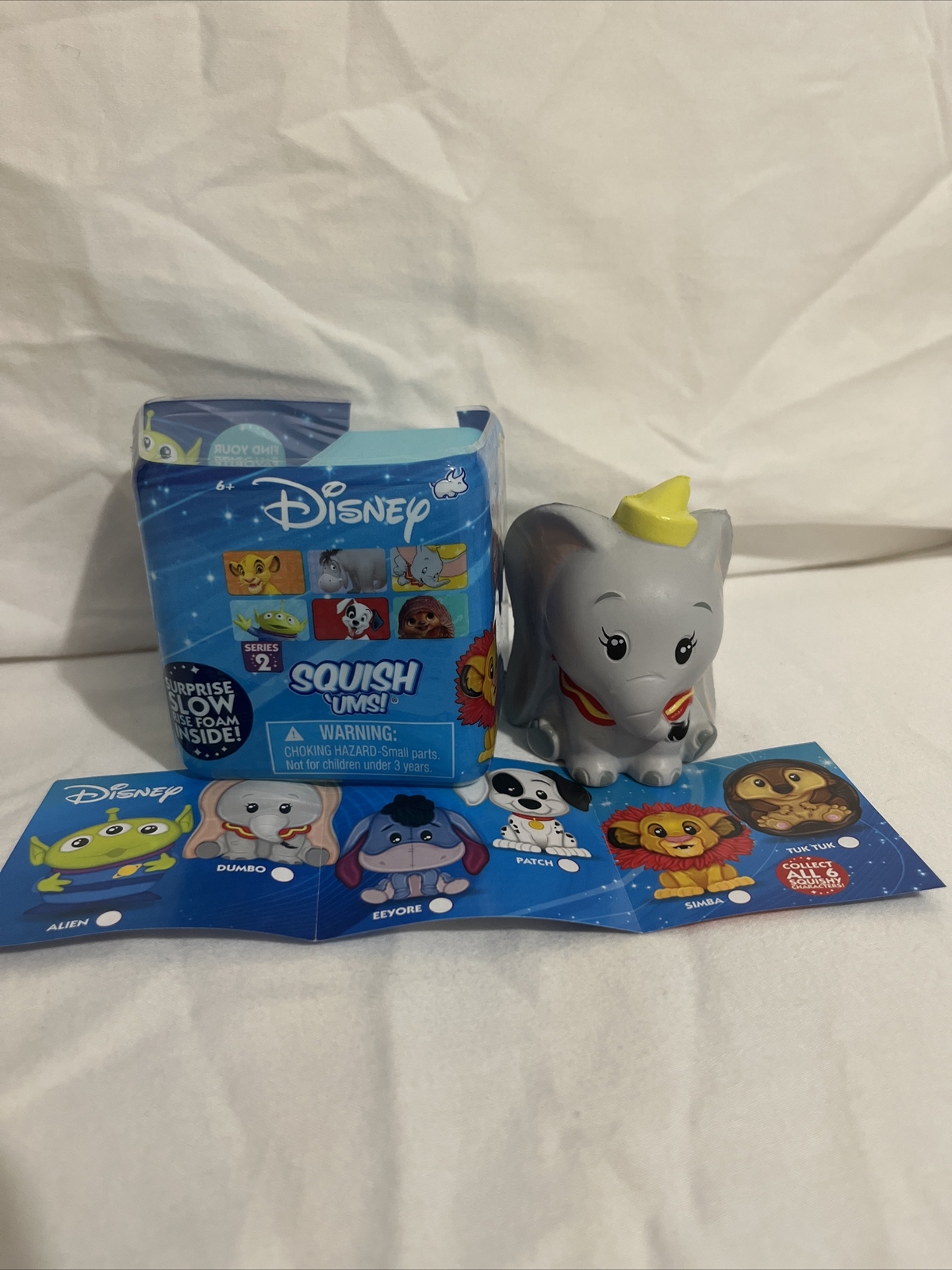 NEW Dumbo -Walt Disney Pixar Series 2 Squish Ums Bullsitoy Mystery ...