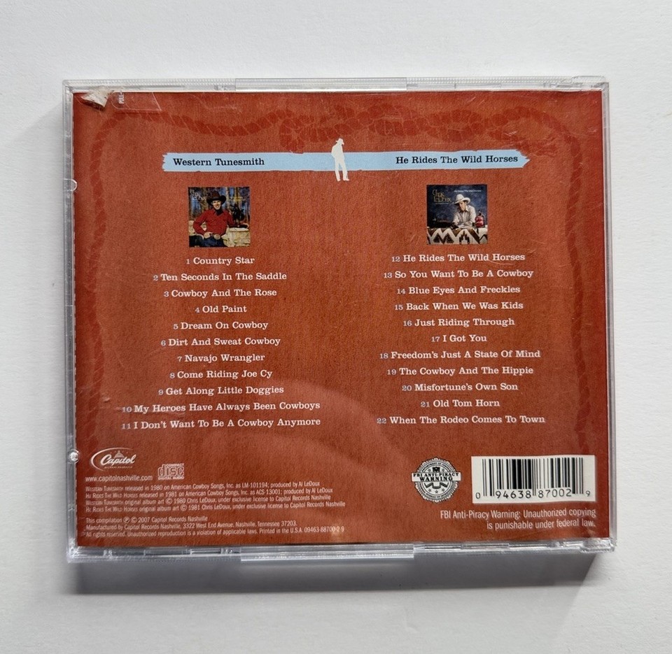 Western Tunesmith by Chris LeDoux CD | eBay