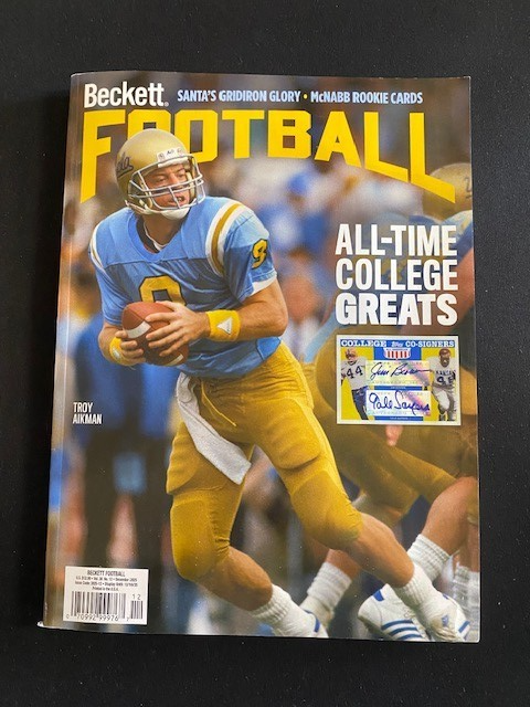 5 Beckett Football Price Guide Magazine Jan Sept Oct Nov Dec 2025 Lot ...