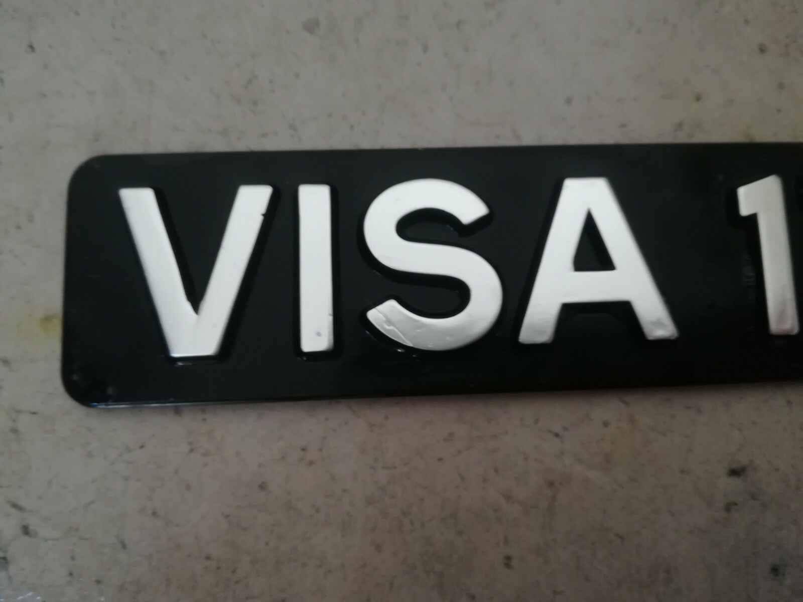 citroen visa 17d fregio scritta sigla badge emblema fries frise ...