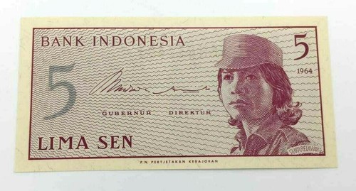 Billets 5 Lima Sen Indonesia Étranger Objet de Collection Sc | eBay