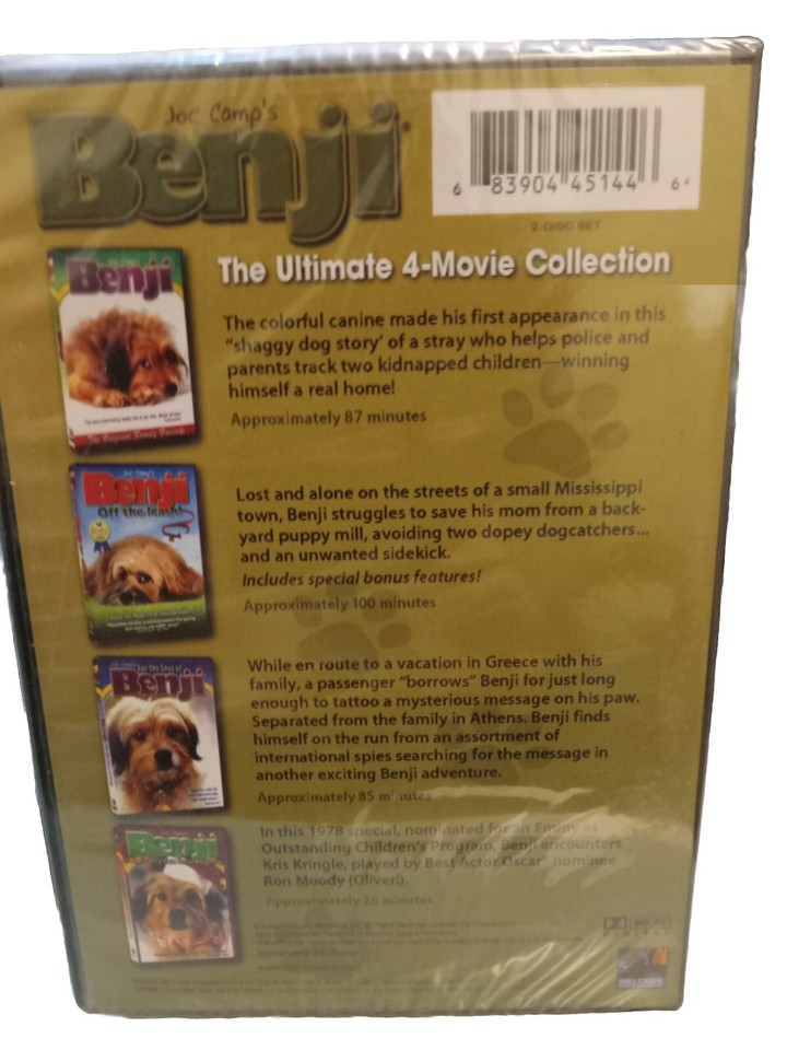 Benji - The Ultimate 4-Movie Collection (DVD) Brand New 683904451446| eBay