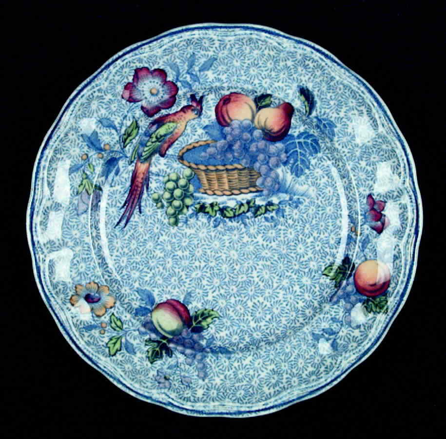 Spode Spode's George III Blue Salad Plate 686428 | eBay