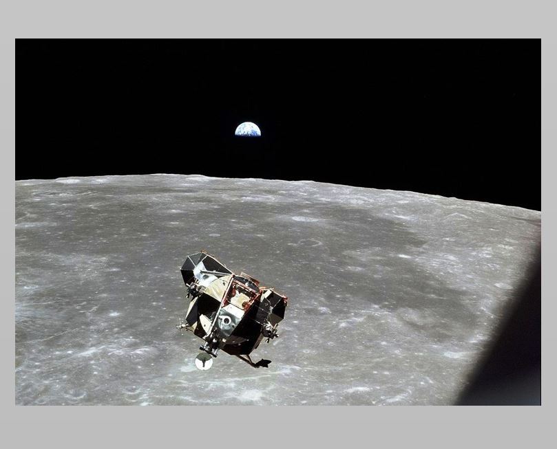 Apollo 11 Lunar Module EAGLE PHOTO Moon Landing Mission,Neil Armstrong ...