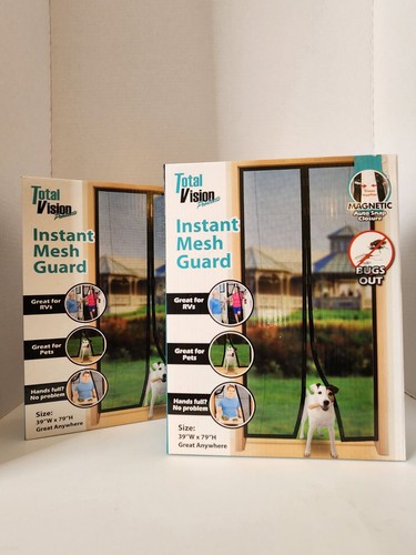 Instant Mesh Guard 39" x 79" Magnetic Total Vision Set Of 2 ...