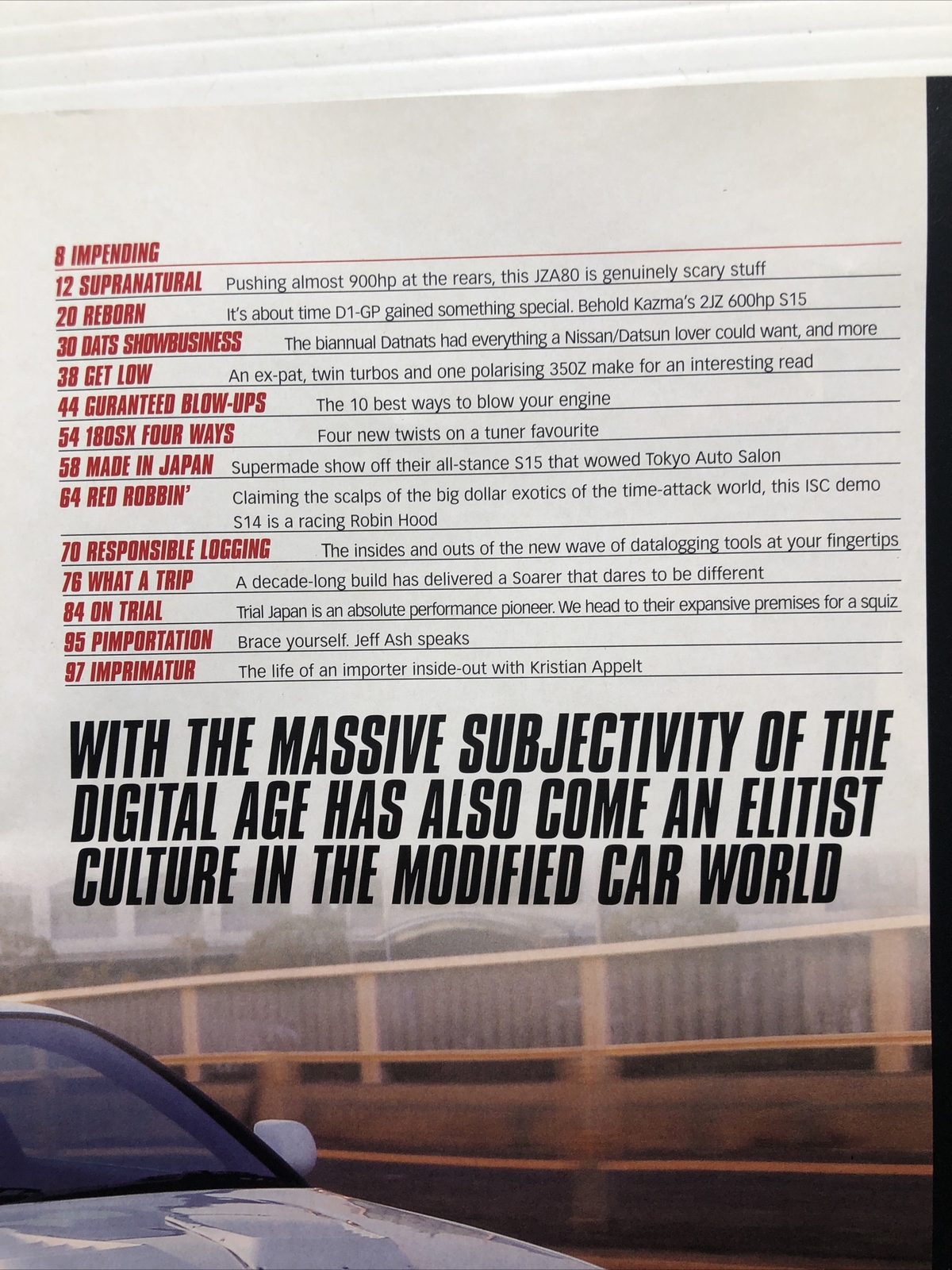 High Performance Imports Magazine Issue 144 Has Poster Larger Edition ...