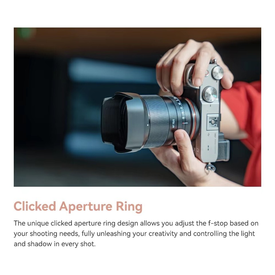 TTArtisan 75mm F2 Auto Focus Full Frame Portrait Lens for Nikon Z-mount ...