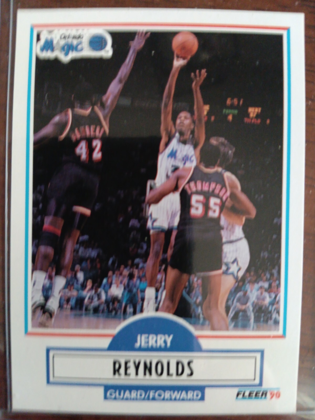 JERRY REYNOLDS ORLANDO MAGIC 1990 FLEER BASKETBALL CARD #U67 | eBay