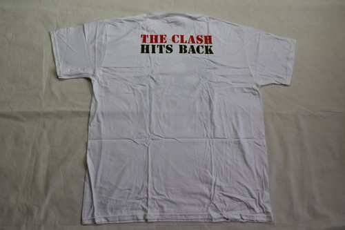 THE CLASH HITS BACK JUMBO T SHIRT NEW OFFICIAL BRIXTON FAIR DEAL SET ...