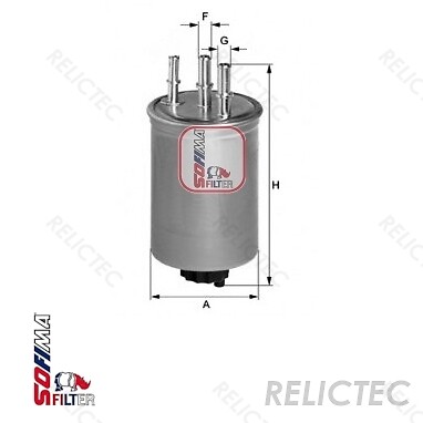 Fuel Filter for Dacia:DUSTER 164002137R 7701478547 8200947514 ...