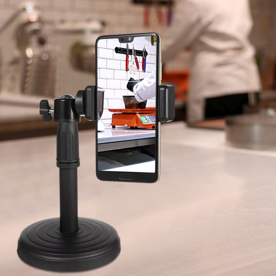 Rotating Cell Phone Holder Rotation Mobile Clip Stand for Portable | eBay