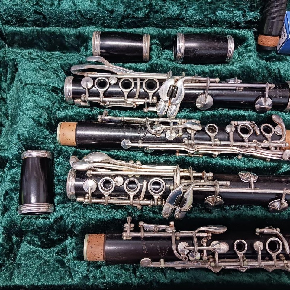 Vintage Karl Hammerschmidt Reformed Boehm B/A Clarinet Professional Set ...