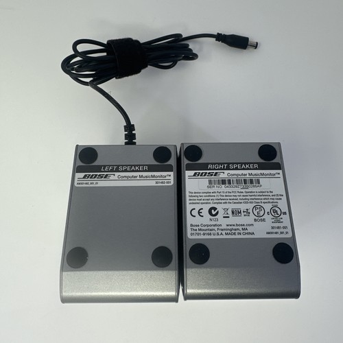 Bose Computer MusicMonitor Laptop Desktop PC Speakers Tested & Works ...