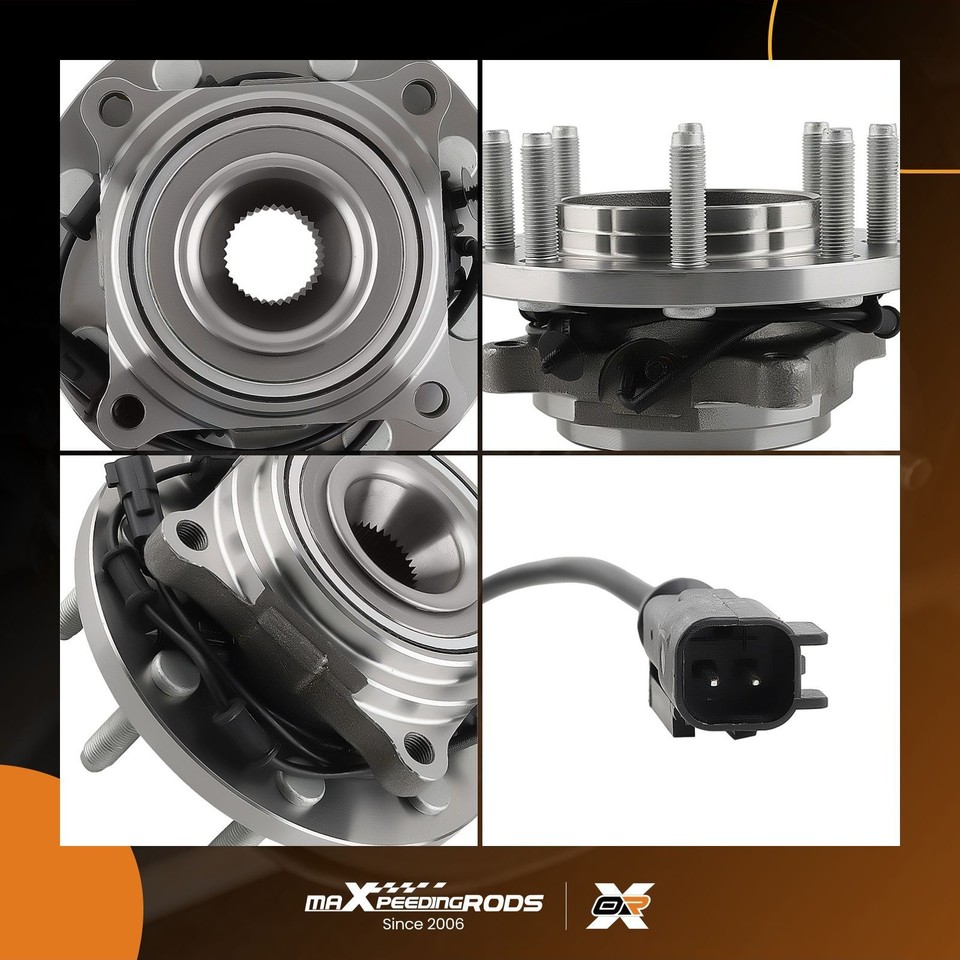 Front Wheel Bearing & Hub Assembly For RAM 2500 12-2013 4WD 4x4 8-Lug ...