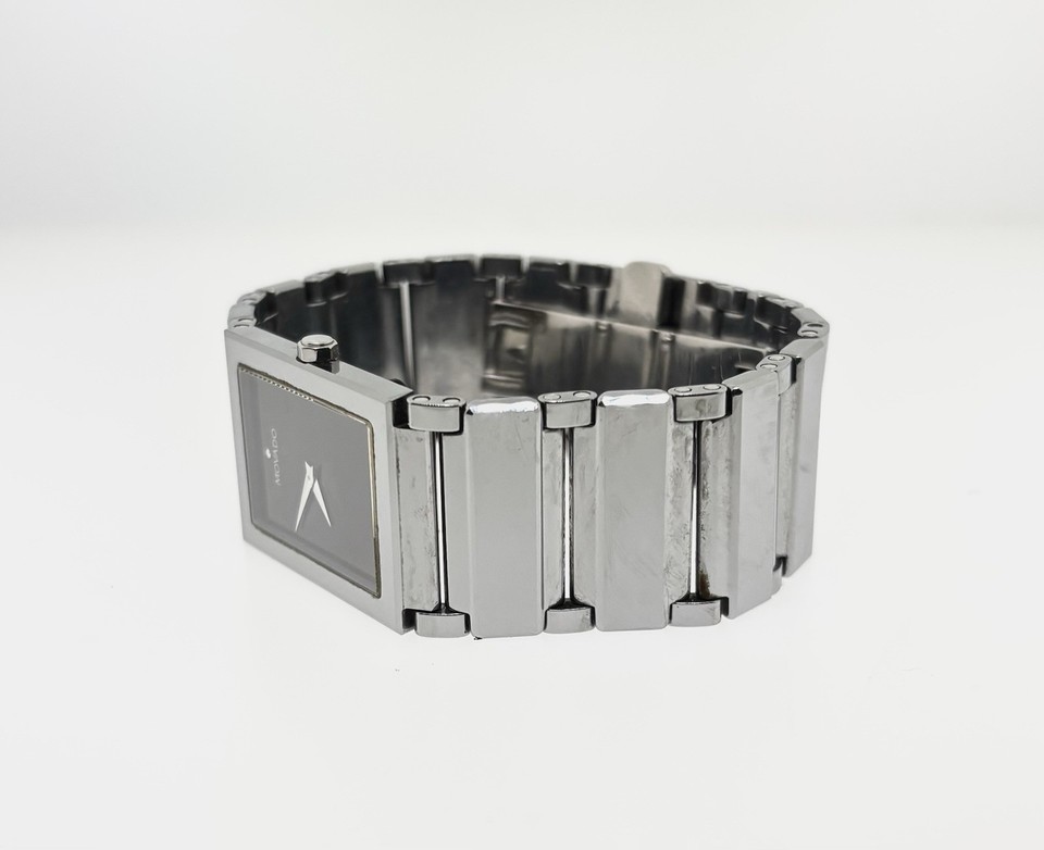 Movado Valor Tungsten Watch Tank Case Swiss Quartz Circa. 2000s | eBay