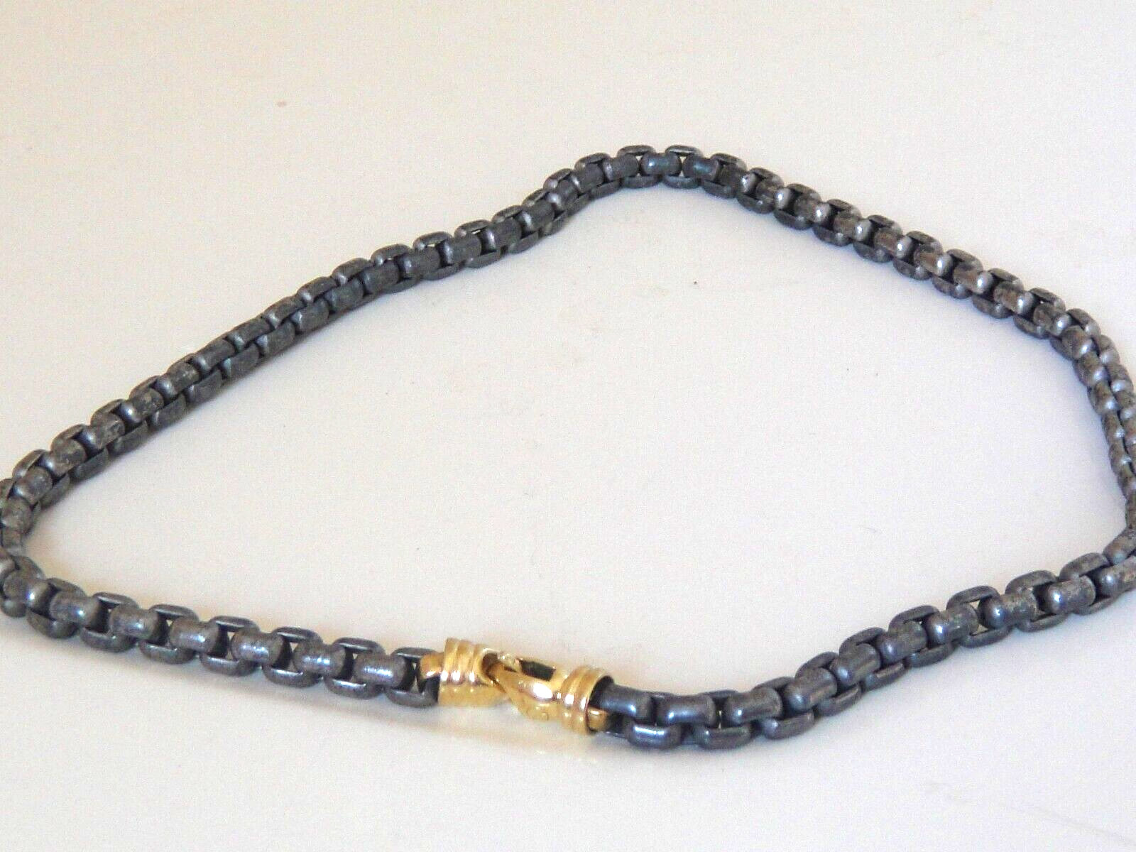 DAVID YURMAN 18K GOLD, TITANIUM SS THOROUGHBRED MEN'S… - Gem