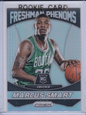 MARCUS SMART ROOKIE CARD Boston Celtics 2014 SILVER PRIZMS RC ...