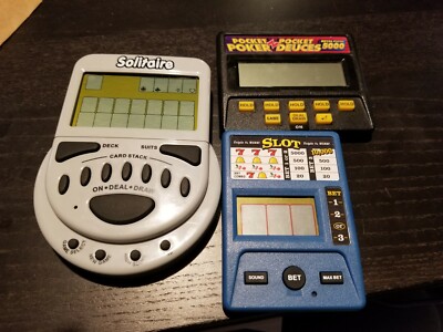 Electronic Games-Pocket Deuces Poke 1314, Solitaire, & Slots - Tested ...