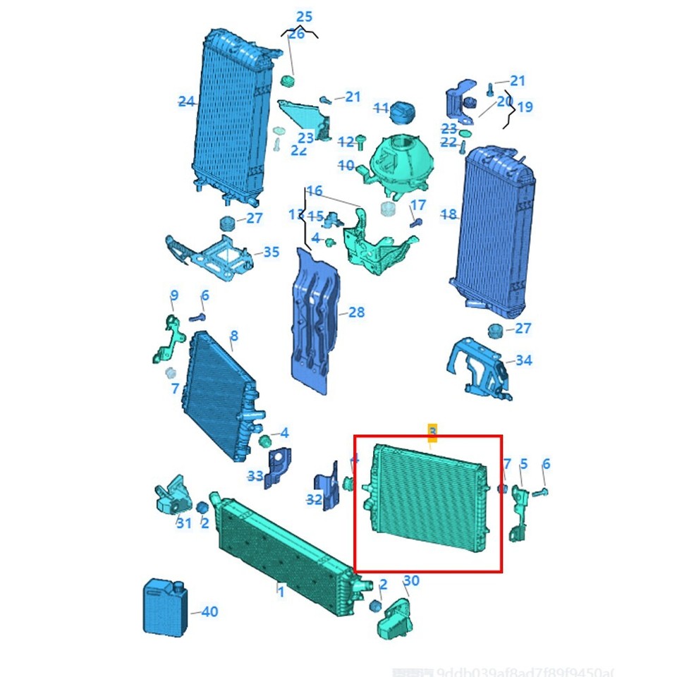 For Lamborghini Huracan LP610 LP580 New Audi R8 Water Radiator Cooler ...