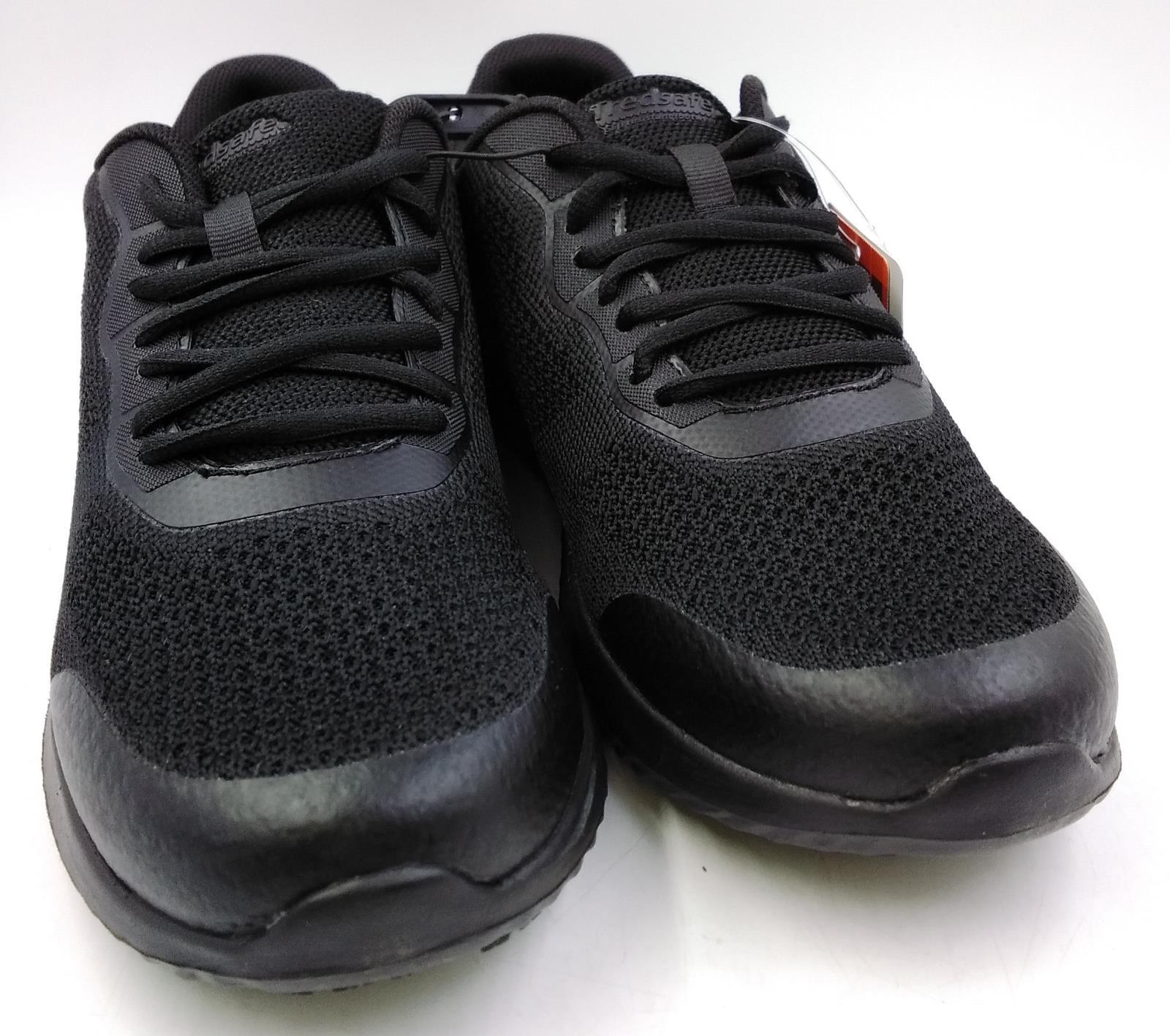Women's Lace Up Black TredSafe Work Shoes Oil/Slip Resistant Size 9.5 ...