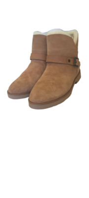UGG Women's Chestnut Romely Short Buckle Sheepskin Classic Boots, 5 | eBay