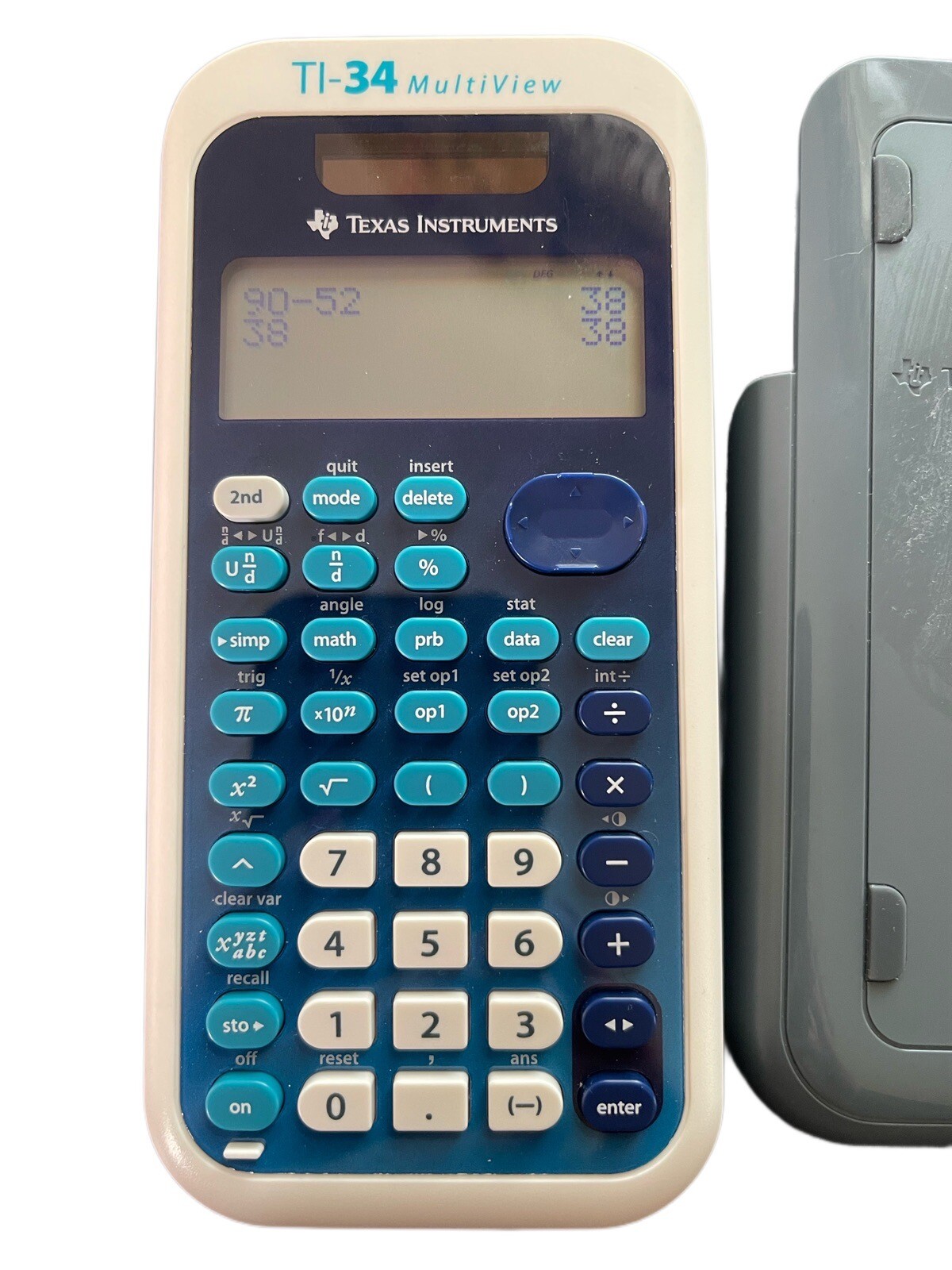 Texas Instruments TI-34 MultiView Scientific Calculator with Case ...