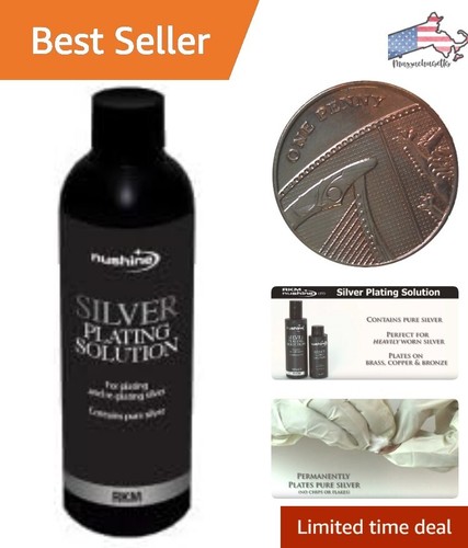 Silver Plating Solution - 5.1 Oz - Permanently Plate Pure Silver ...