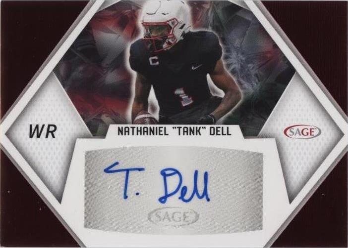 2023 SAGE High Series - Autographs Tank Dell #A-NTD Red (AU, RC) for ...