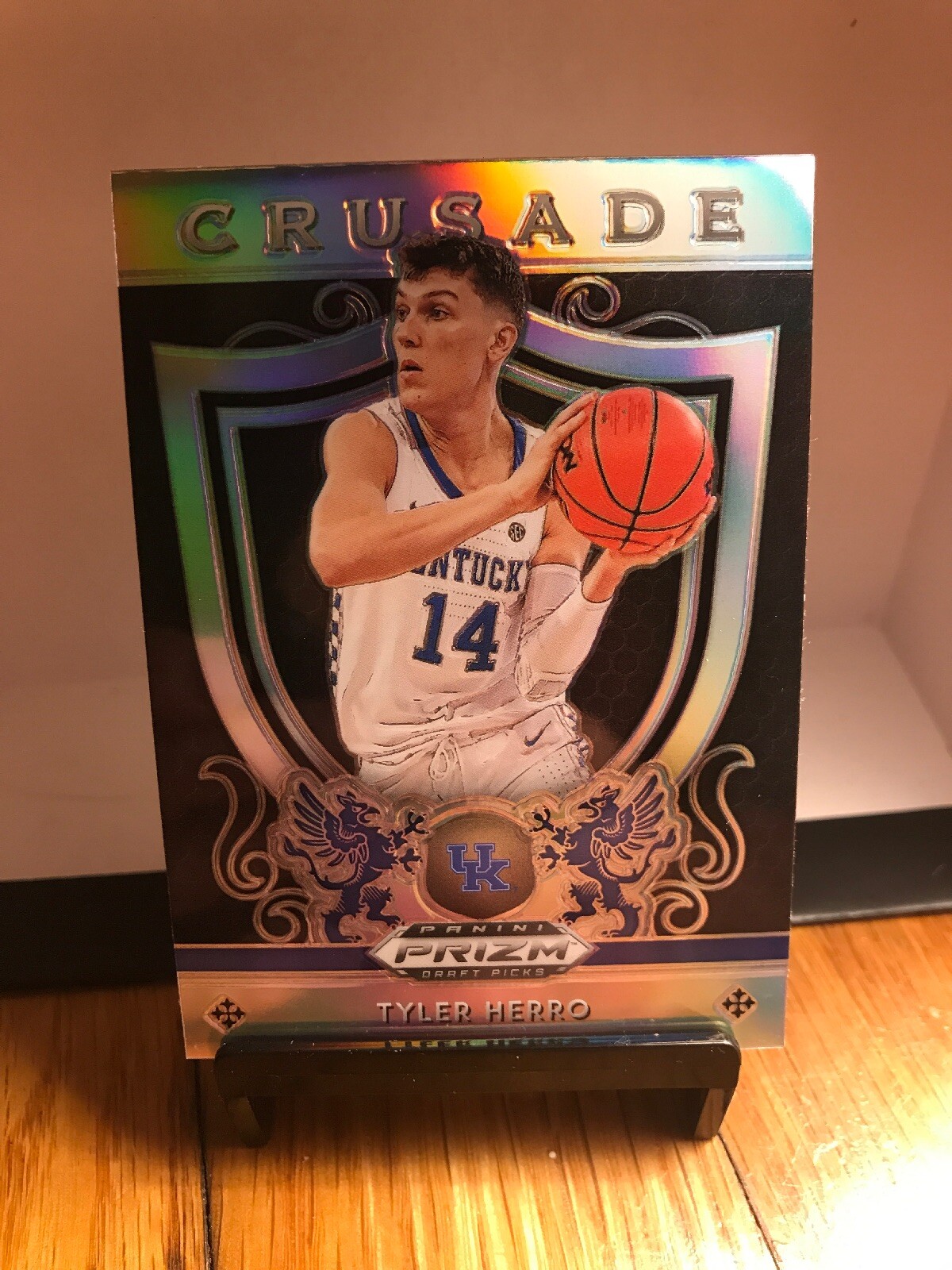 2019-20 PRIZM DRAFT PICKS TYLER HERRO CRUSADE SILVER PRIZM #75 | eBay