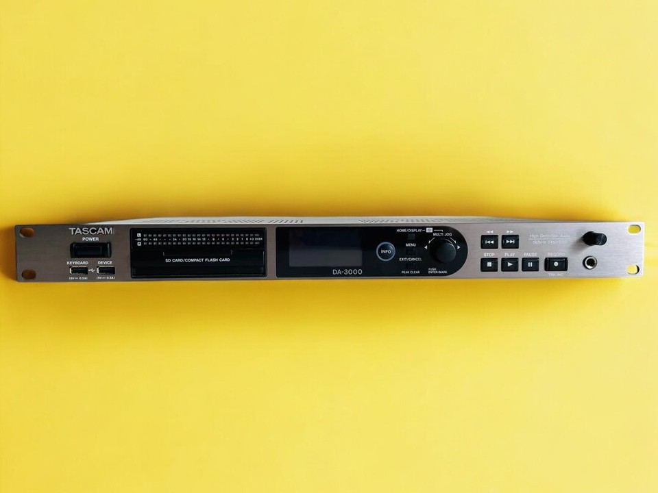 [Beauty]Tascam DA3000 Stereo Master Recorder w/Remote Control Power ...