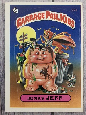 Garbage Pail Kids OS1 GPK 1st Series Junky Jeff Card 22a | eBay