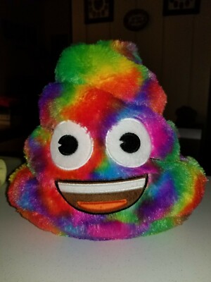 Emoji Brand Rainbow Poop Plush Toy Coin Bank | eBay