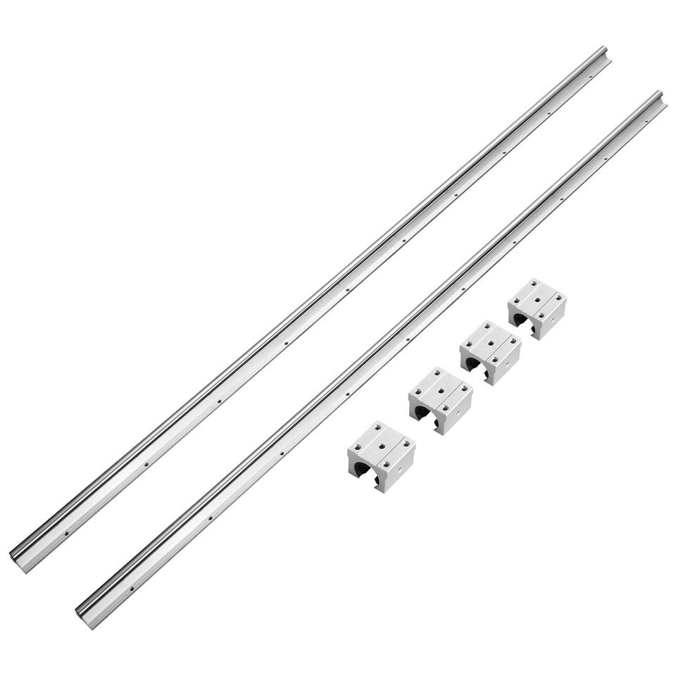 NEW Linear Guide Rail Set,SBR16 1500mm,2 PCS 59 in/1500 mm SBR16 Guide ...