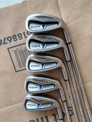 Callaway Strata Plus Irons 6, 7, 8, 9, P Steel Shaft Right-Handed ...