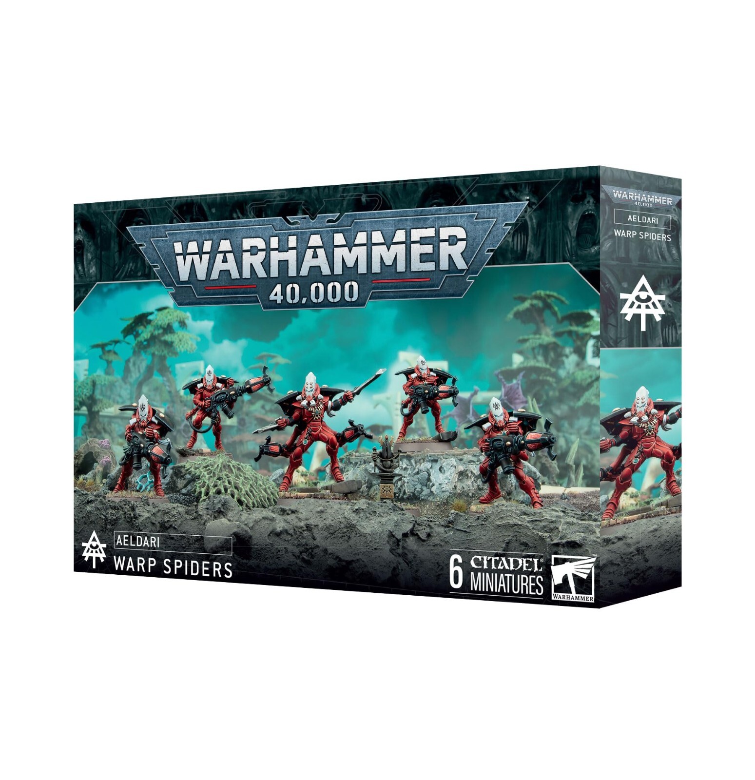 Warhammer 40k Aeldari / Ynnari / Eldar Warp Spiders w/Exarch NEW NO BOX ...